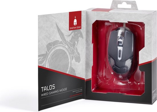 Spartan Gear Talos Wired Gaming Mouse | bol