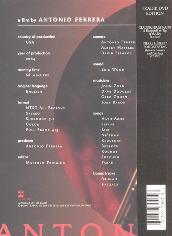 John Zorn Masada: Live at Tonic 1999, Ferrera | Muziek | bol