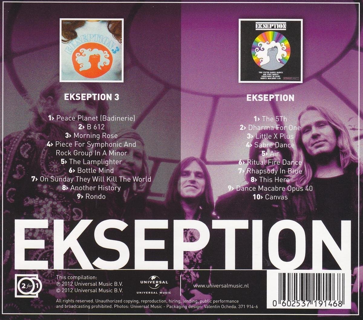 Ekseption - 2 For 1:(Sc) 3 / Ekseption, Ekseption | CD (album) | Muziek ...