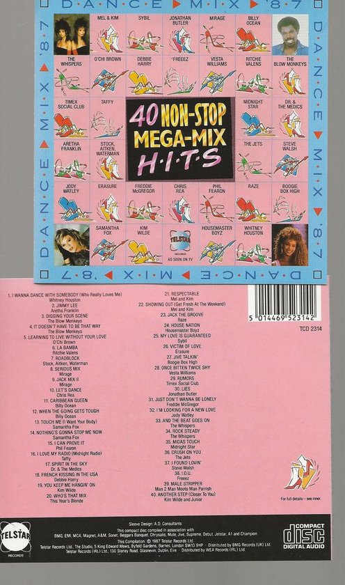 Dance Mix '87 - 40 Non Stop Mega Mix Hits, Various | CD (album ...