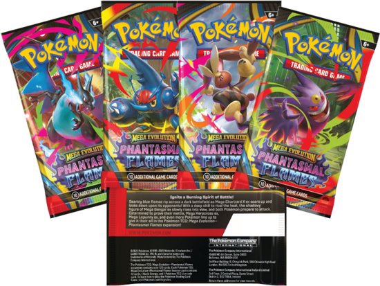Pokémon TCG: Phantasmal Flames Booster Box - 36 Booster Packs - English ...