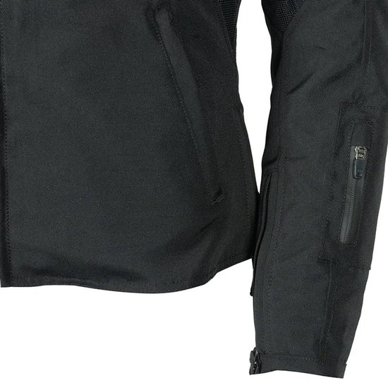 MOTOBLOUZ Motorjas STROKE AIR 3 IN 1 LADY vrouw|4-seizoenen|Zwart/Zwart ...