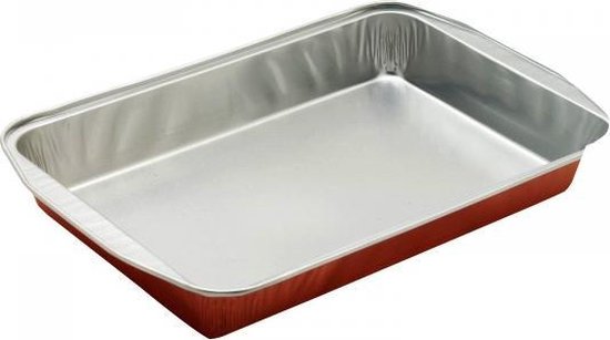 SMARTY PAN 3232 ml.­HANDLES.­RED.­BULK - 10 stuks | bol.com
