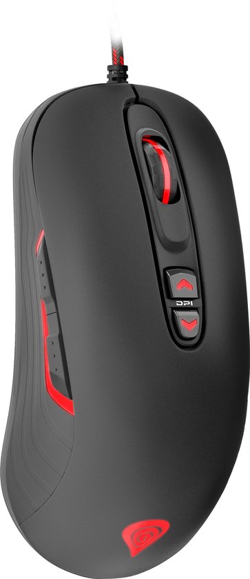 Genesis - Krypton 400 - Optische Gaming muis - 5200 dpi - Zwart | bol.com