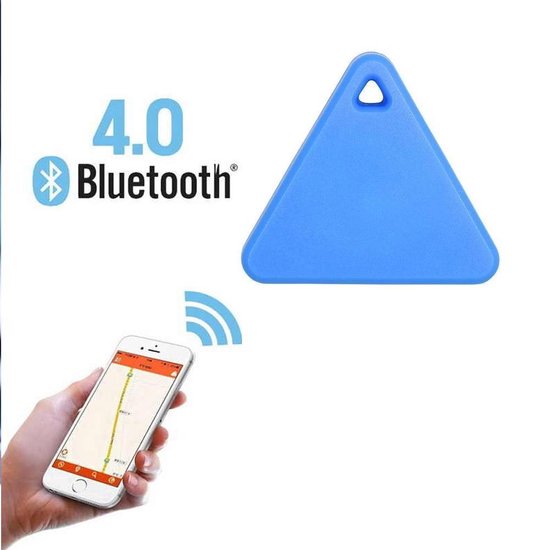 Mini tracker – bluetooth tracker – driehoek blauw | bol