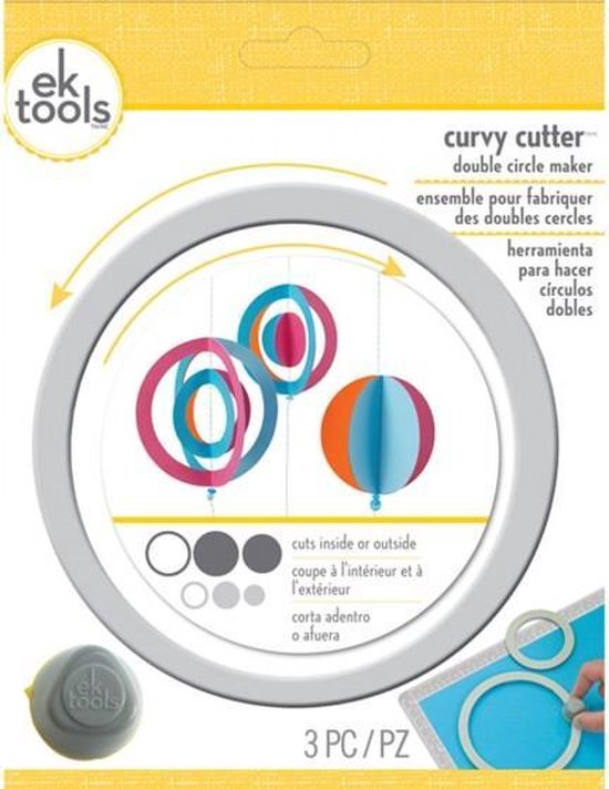 EK tools curvy cutter double circle - 1 stuk | bol