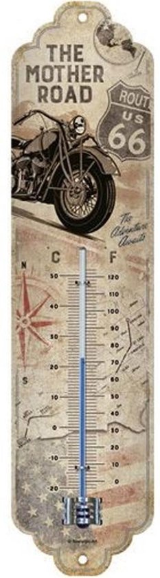 Route 66 The Mother Road Motor Thermometer | bol
