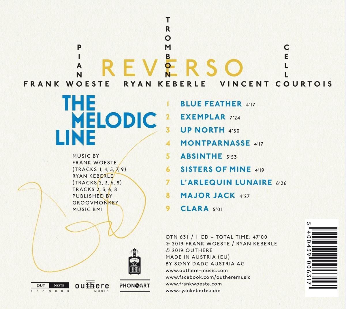 Frank Woeste, Ryan Keberle, Vincent Courtois - The Melodic Line (CD ...