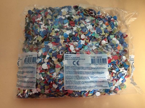 6 zakjes confetti, Piñata vulling, Carnaval versiering | bol.com