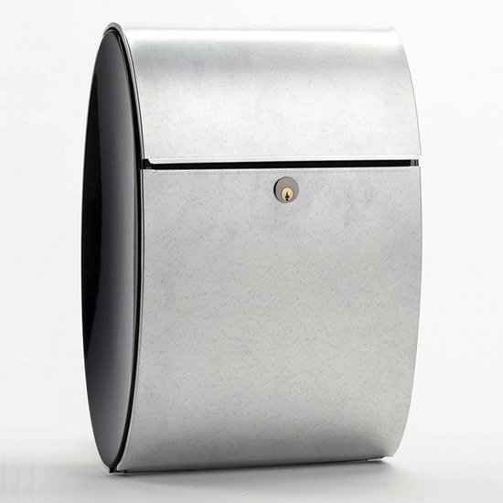 Allux Brievenbus Allux Ellipse - Zilver | bol.com