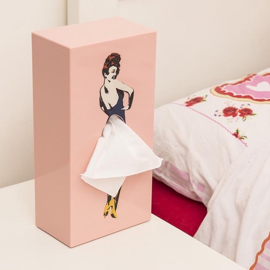 Luf Design Tissue Up Girl tissuedispenser - Roze | bol.com