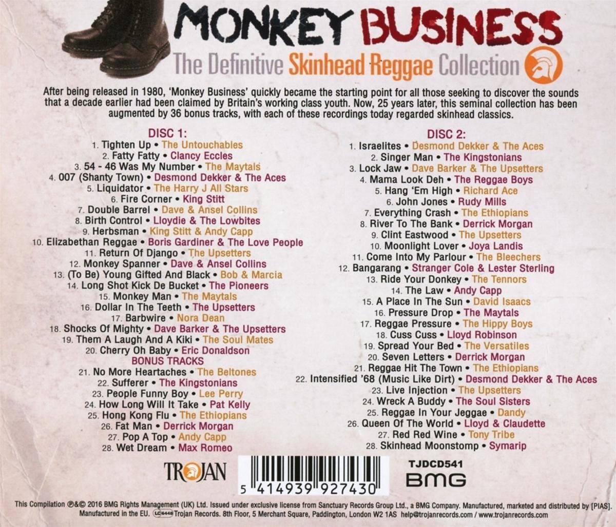 Monkey Business: The Definitive Skinhead Reggae Collection, various ...