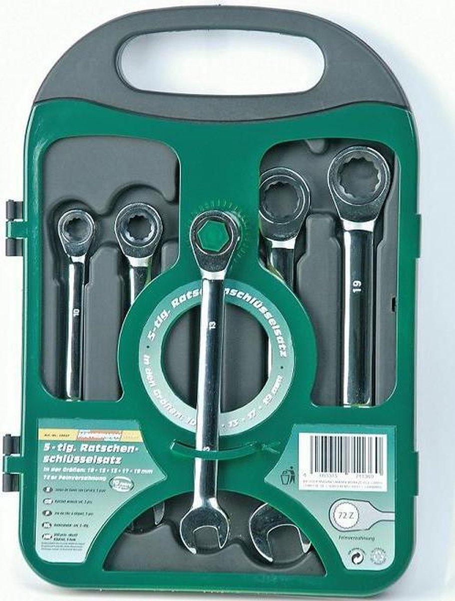 Ring/steek ratel sleutelset | bol.com