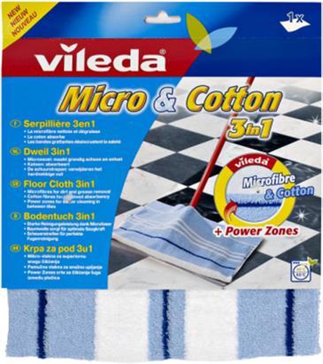Dweil Vileda Micro & Coton | bol.com