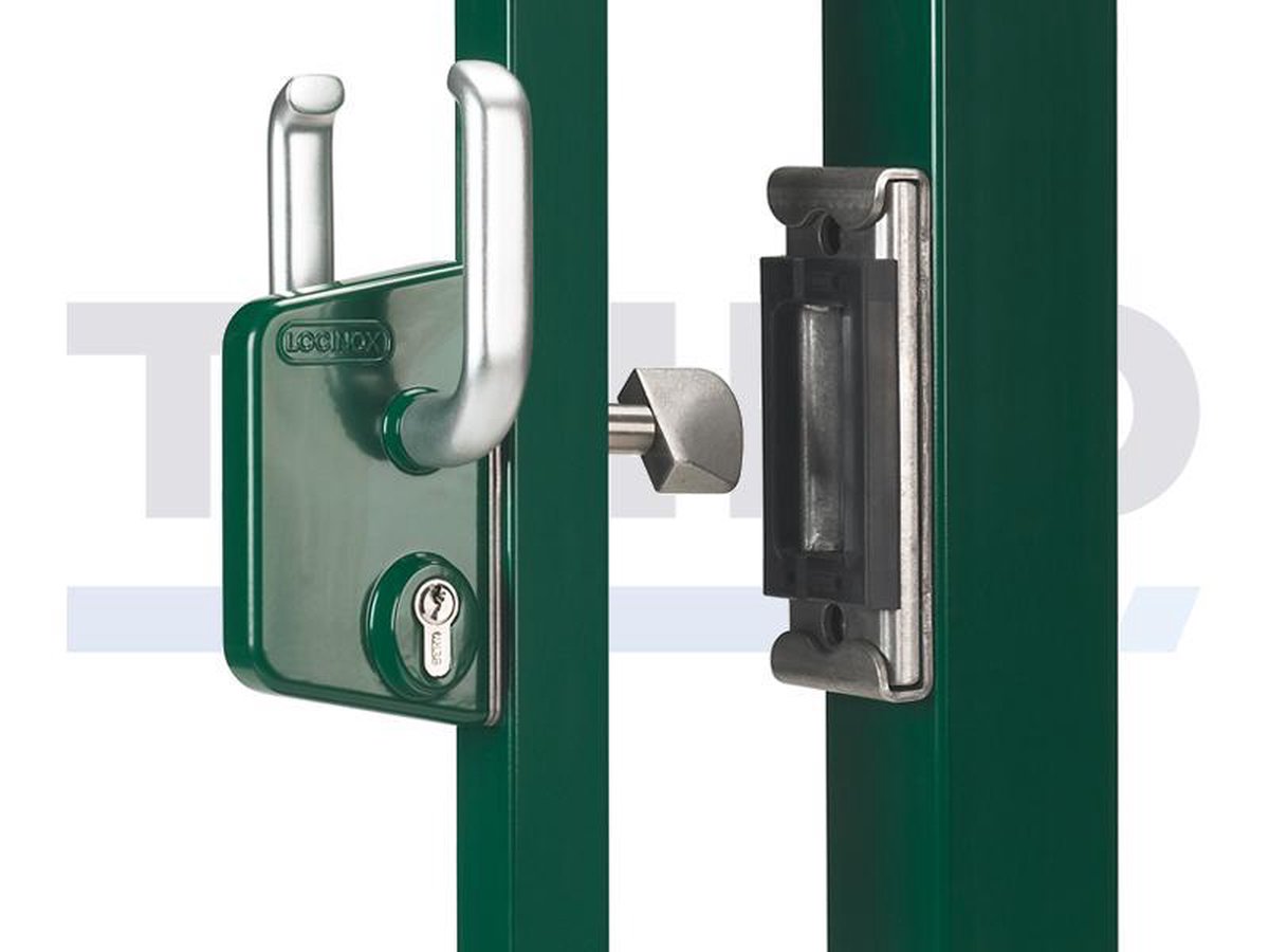 Poortslot opbouw voor schuifpoorten - Poortprofiel : Vierkant 120 mm ...