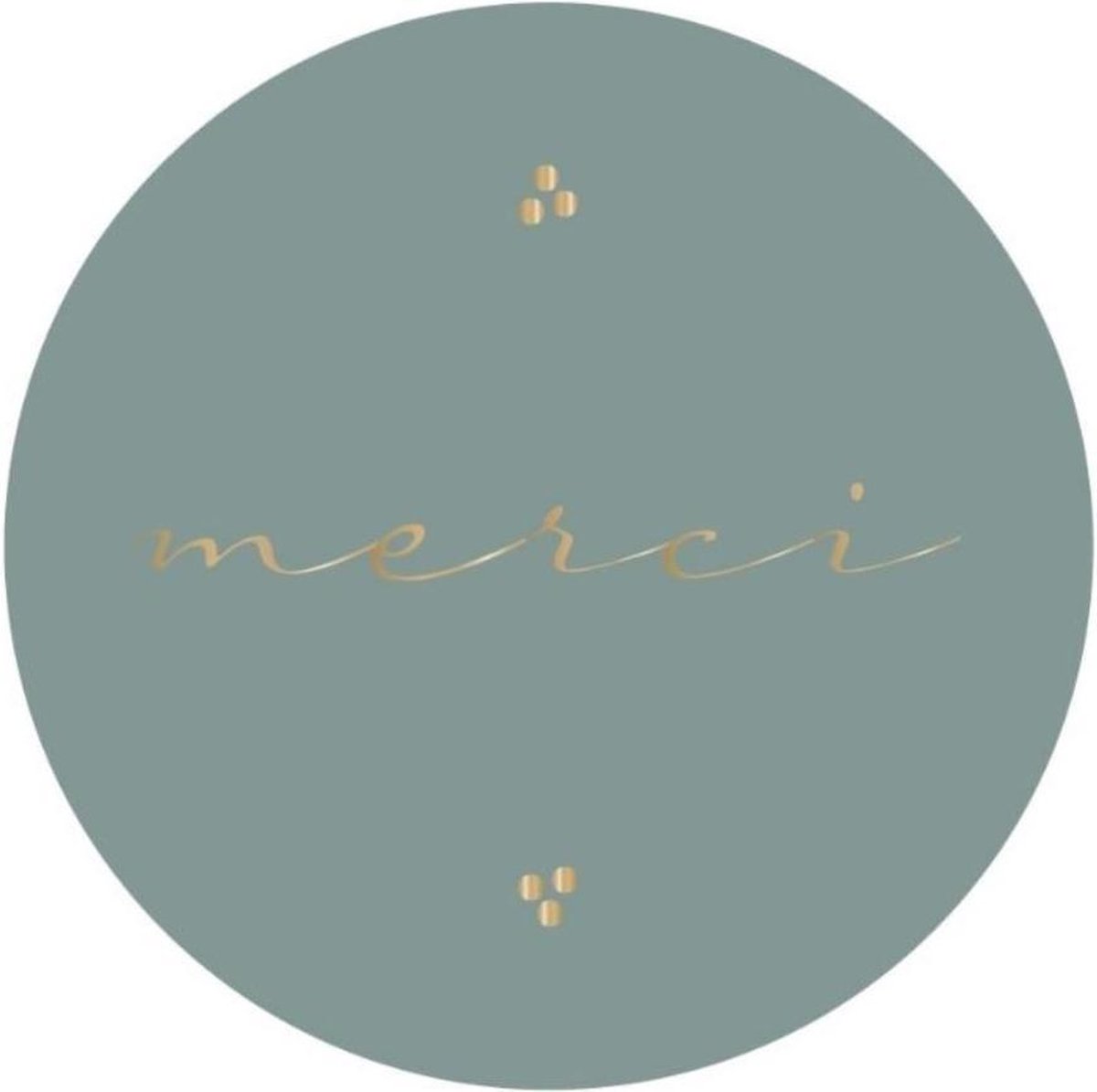 stickers Merci bedankt Grijs groen cadeaustickers sluitzegels 12 stuks ...