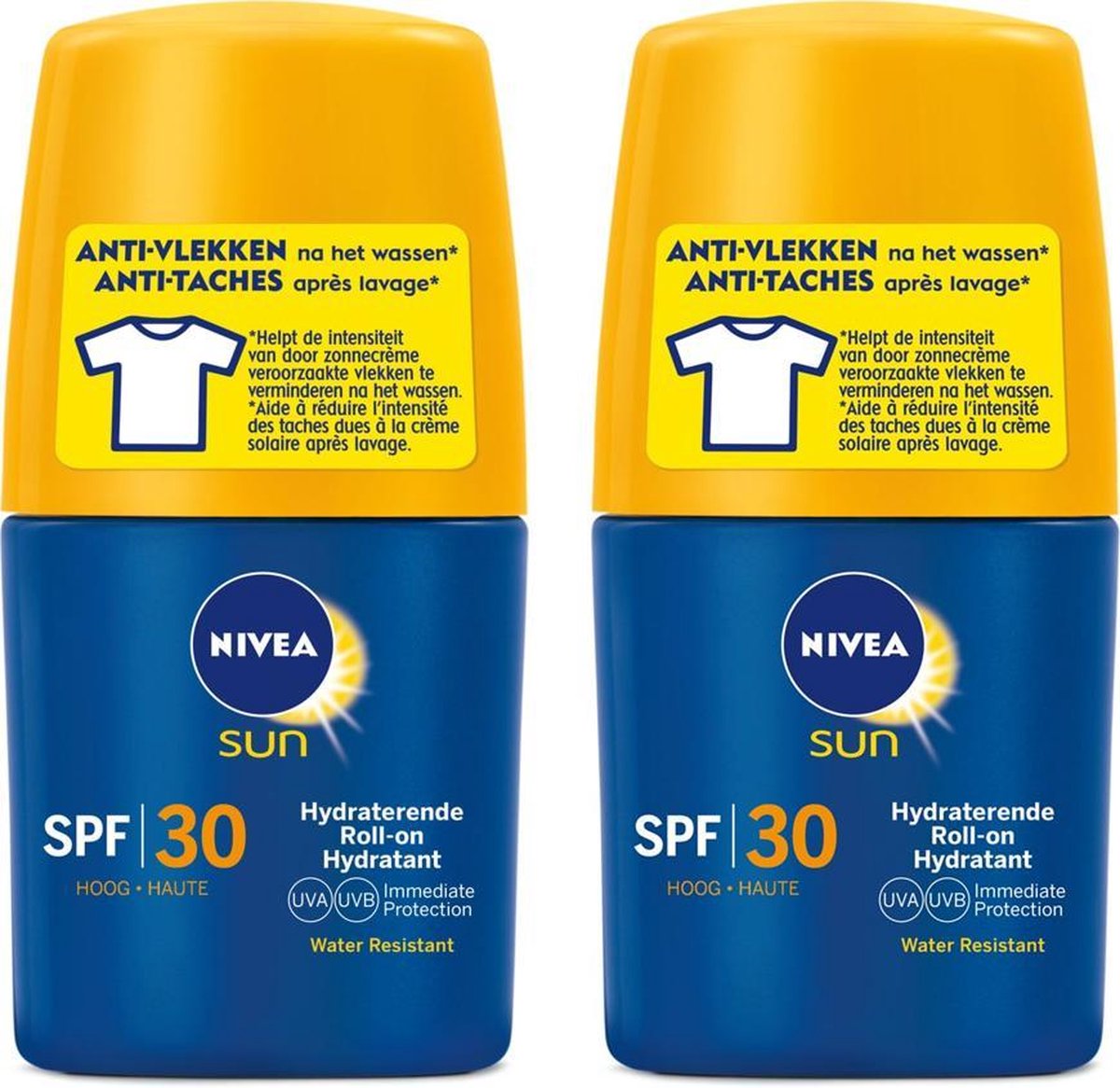 Nivea Sun Hydraterende Roll-on SPF 30 - 2 x 50 ml | bol.com
