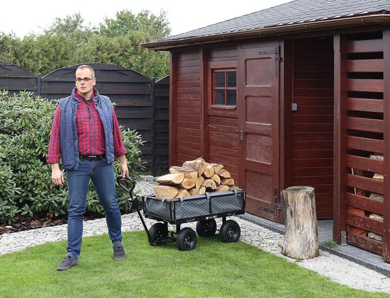 Heavy Duty Bolderkar Met Luchtbanden & Vouwwanden - Trekkar Handwagen ...