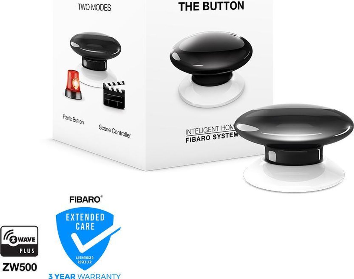 FIBARO The Button - Scène schakelaar - Zwart | bol.com