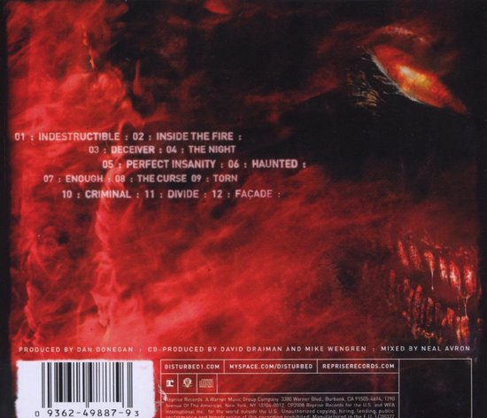 Disturbed Indestructible - Rock CD album met Indestructible - 2008 | bol