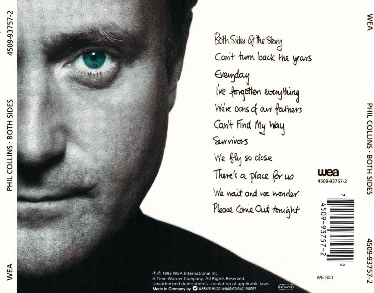 Both Sides, Phil Collins | Muziek | bol