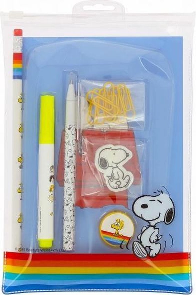 Blueprint Collections Ensemble d'écriture Snoopy 7 pièces | bol.com