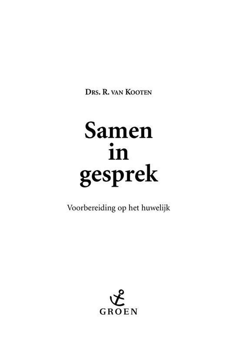 Samen In Gesprek, R. Van Kooten | 9789058297228 | Boeken | bol.com