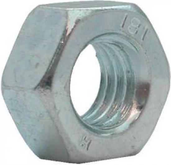 M4 Moer - klasse 8 - gegalvaniseerd - metrisch- (10 stuks) | bol.com