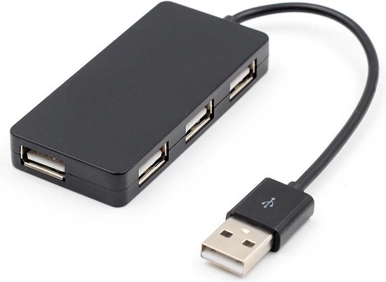 USB 2.0 hub / verdeler / splitter / adapter maakt van één USB poort op ...