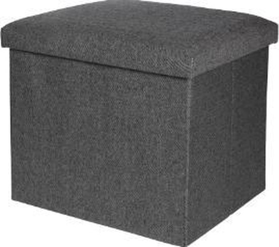 Opberg Poef - Voetenbank Met Opbergruimte - Opbergbox - Zitkist – 38 cm ...