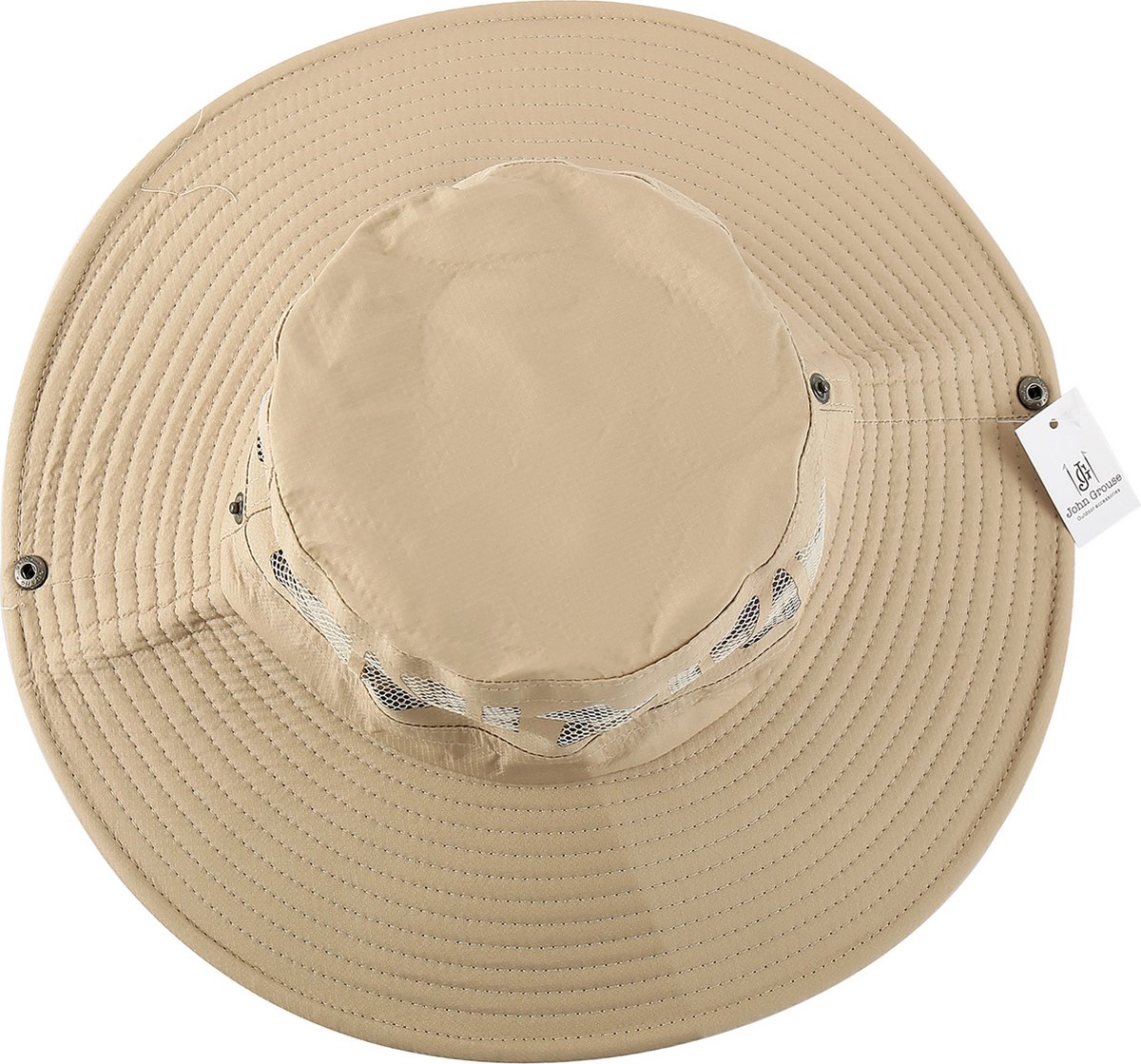 John Grouse - hoed - wandelhoed - safari - beige khaki | bol.com