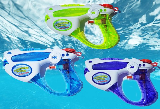 Waterpistool - Paars - Oceans Space Gun Water gun Waterpret 17x 11,5 cm ...