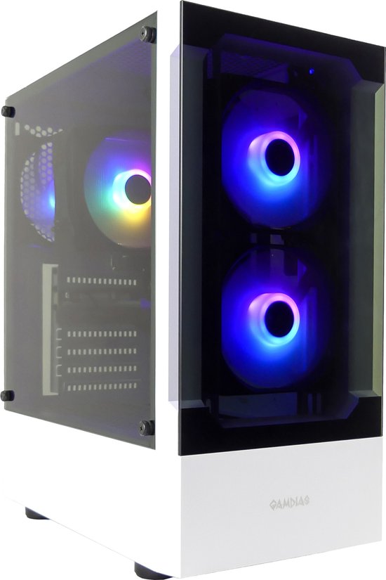 AMD Ryzen 5 6-Core RGB Game PC WHITE - RTX 3060 12GB - 32GB 3200 RAM ...