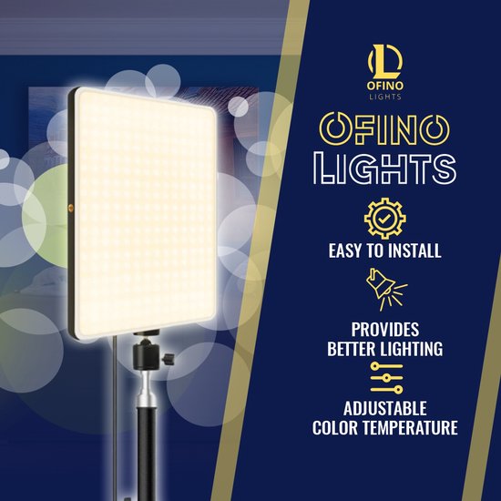 OfinoLights LED Live Stream Lamp - Key Light - Twitch - Gaming Lamp ...