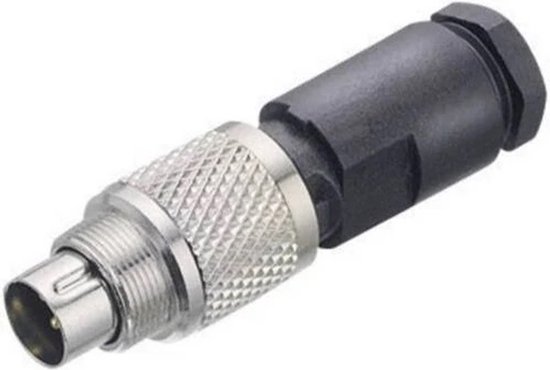 Ronde kabelconnector Stekker Male 2 Contacten, 1A, 125V, IP67, Binder ...