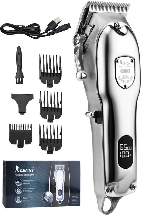 Resuxi Professionele Draadloze Tondeuse - Baardtrimmer | bol.com