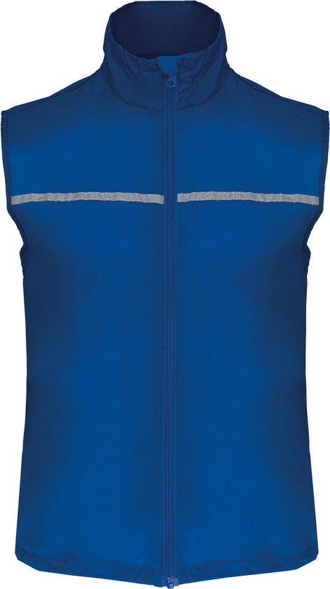 Hardloopgilet visibility vest met meshvoering 'Proact' Royal Blue - M | bol