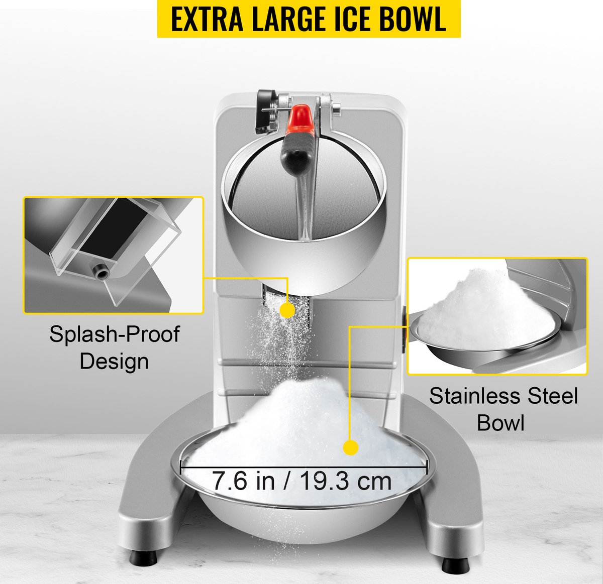 Machine à glaçons - Machine à glaçons - Glace pilée - 300W - 220V ...