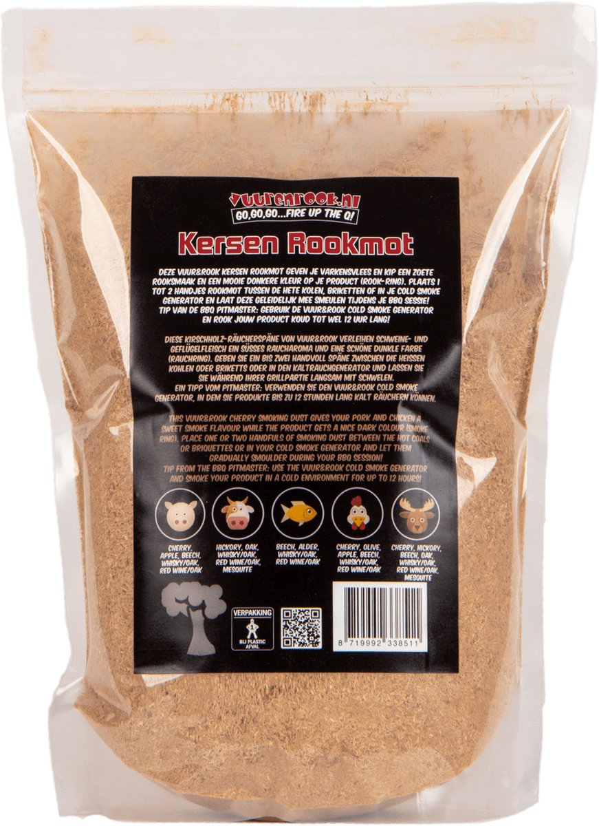 Vuur&Rook Rookmot Kers 1,5 kg | bol