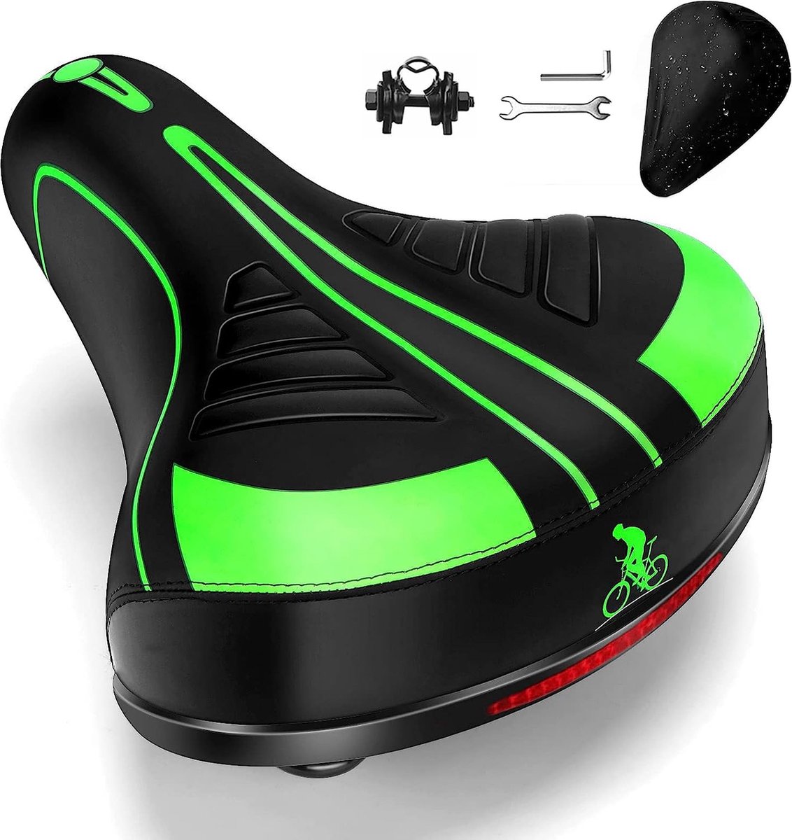 Breed Fietszadel universeel extra comfortabel Oversized Fietszadel ...