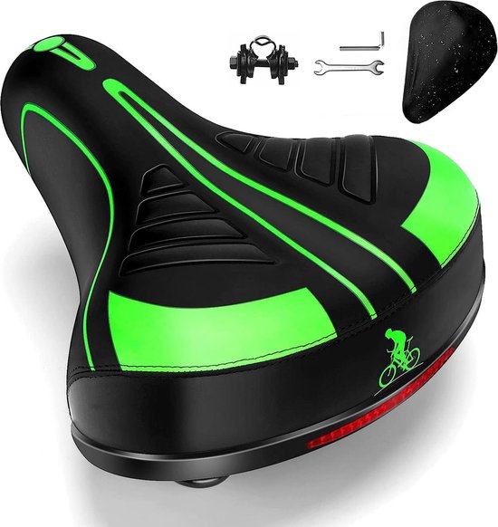 Breed Fietszadel universeel extra comfortabel Oversized Fietszadel ...