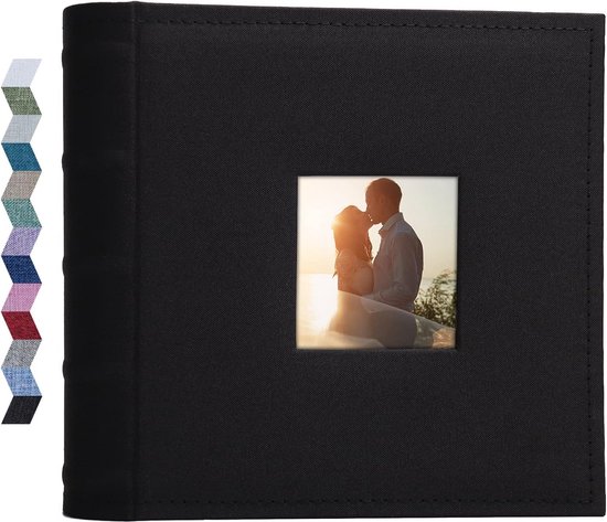 Fotoalbums 10x15 200 Zakken Linnen Frame Cover met Memo Gebieden ...
