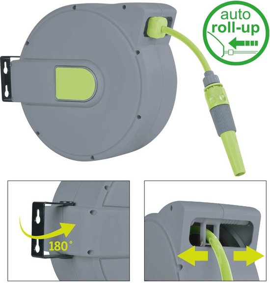 Waterhaspel - Slangenhaspel - Wandslanghouder - Waterslanghaspel ...