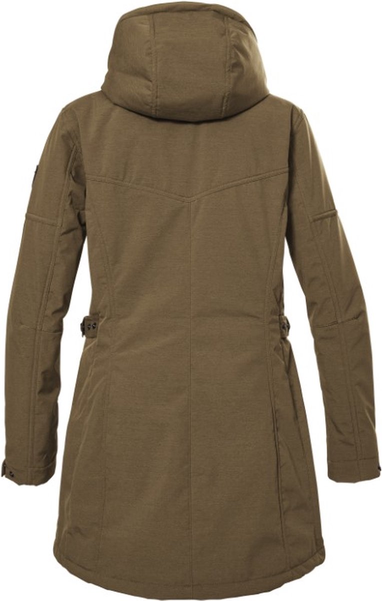 Killtec dames softshell winterparka - Dames softshell parka jas - camel ...
