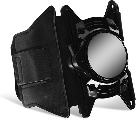 Universele sportarmband magnetische en mechanische sluiting Verstelbaar zwart | bol.com