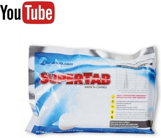 SuperTab 12 tablet van 20 gram 10% (navulverpakking) | bol