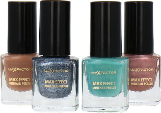 Max Factor Set 33 Mini Nagellak - 4 x 4,5 ml (set van 4) | bol.com