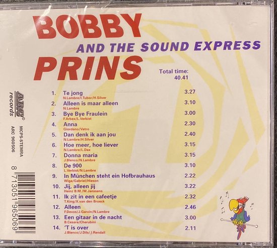 Bobby Prins & The Sound Express Volume 1 - CD, Bobby Prins | Muziek | bol