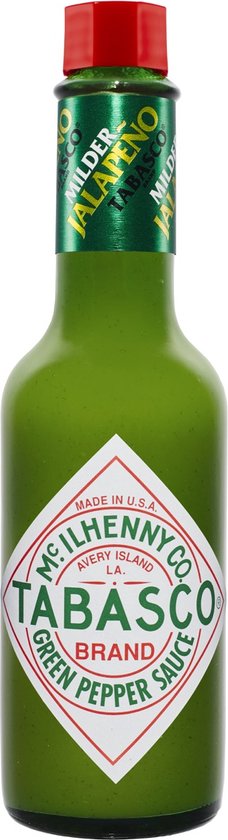 TABASCO® Groene Jalapeño pepersaus mild - voor salades en taco's | bol