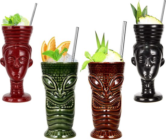 Tiki Mugs Tiki-koppen Tiki Mok Tiki Mugs Cocktailbeker Hawaii ...